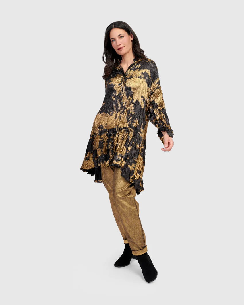 Cloud Dye Crush Ruffle Tunic – Betsy Jenney