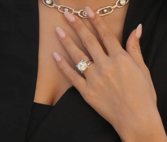 Handmade Crystal Brass Ring – Betsy Jenney